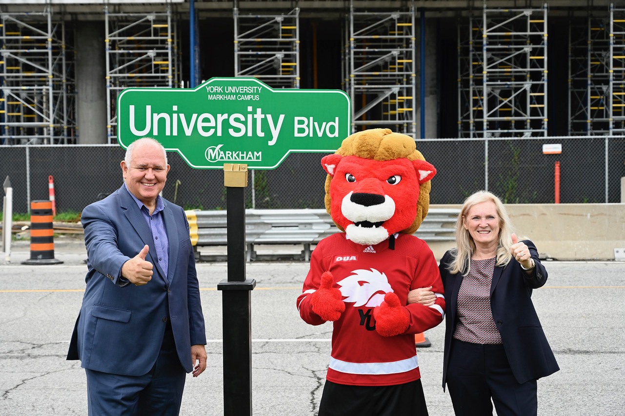 Markham and York University celebrate milestone with newly named ...